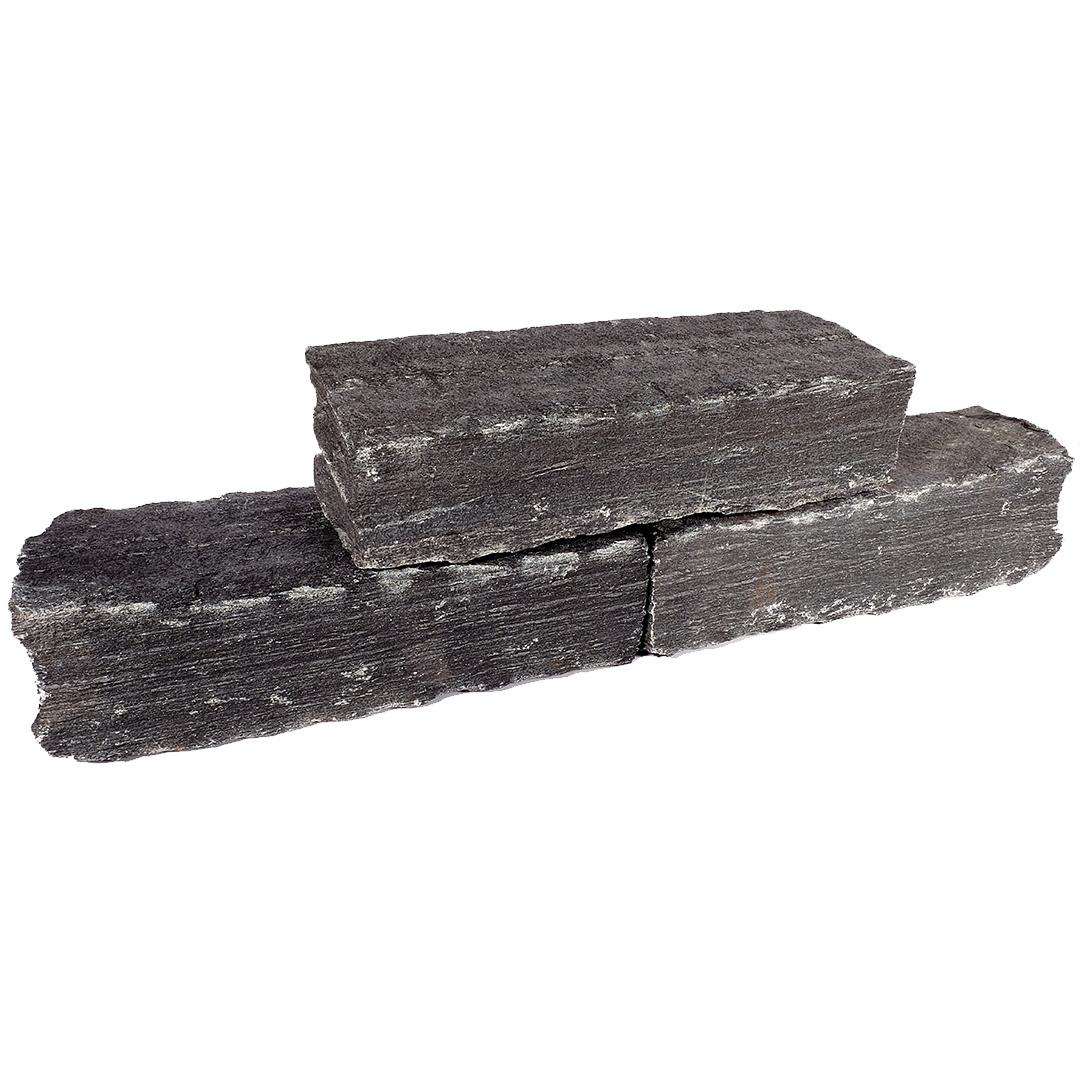 Schiefer Mauersteine anthrazit 8-10/20/25-40 cm | Trockenmauersteine ...